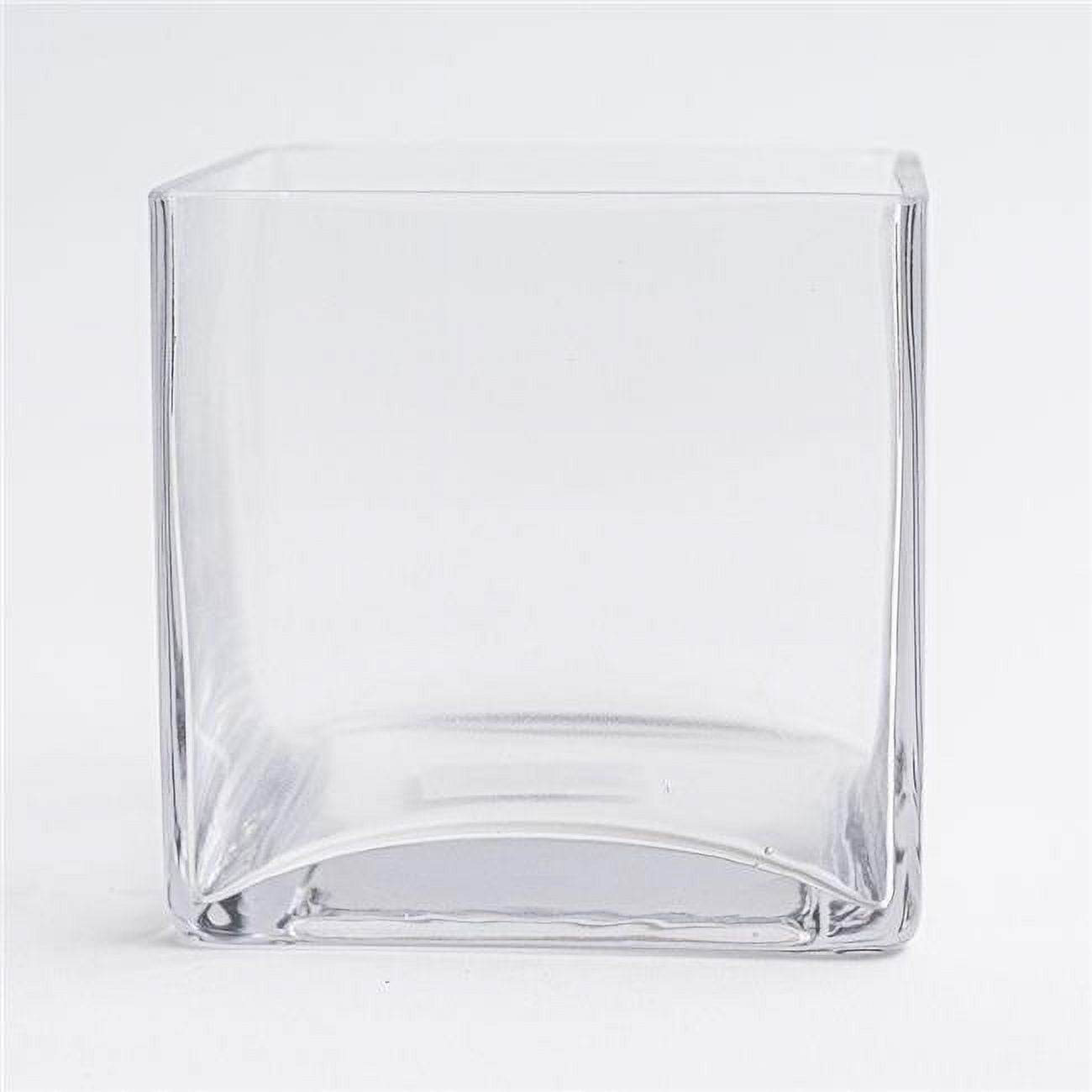 AI-GL709-Q12 Cube Glass Vase, Clear - Set of 12 - Walmart.com