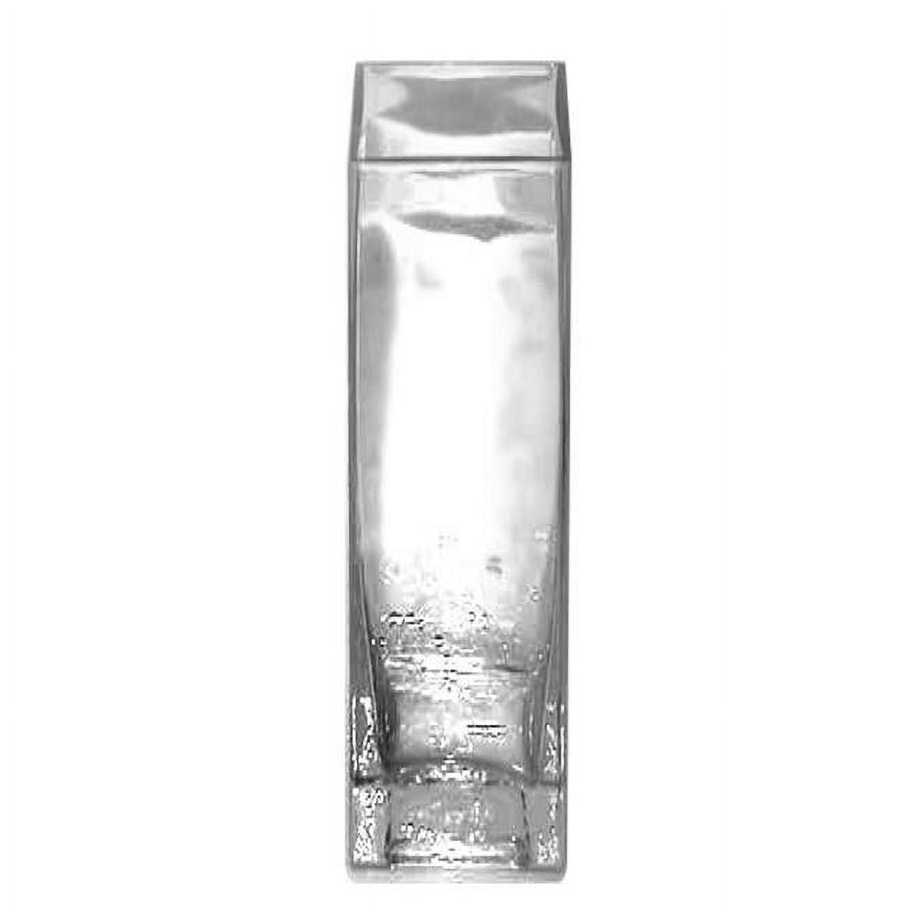 AI-GL720-Q01 Rectangular Cube Glass Vase, Clear - Walmart.com
