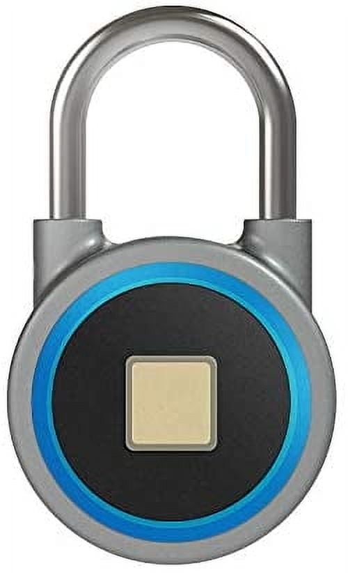 AI Home Tech Keyless Fingerprint Padlock Smart Bluetooth App Controlled ...