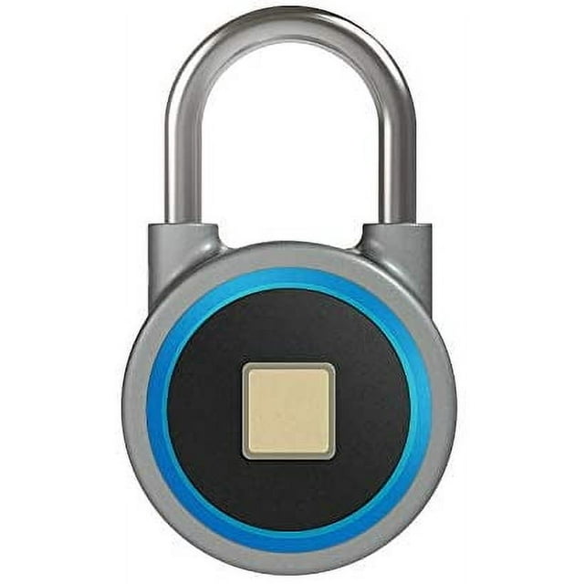 AI Home Tech Keyless Fingerprint Padlock Smart Bluetooth App Controlled ...
