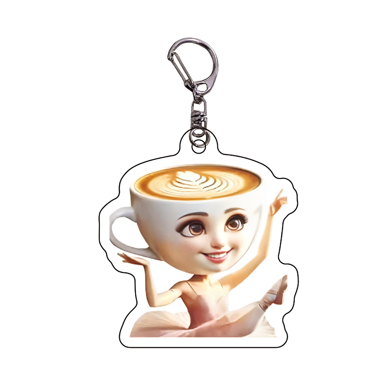 AI Italian Brainrot Keychain Ballerina Capuccina Italian Brainrot Merch ...