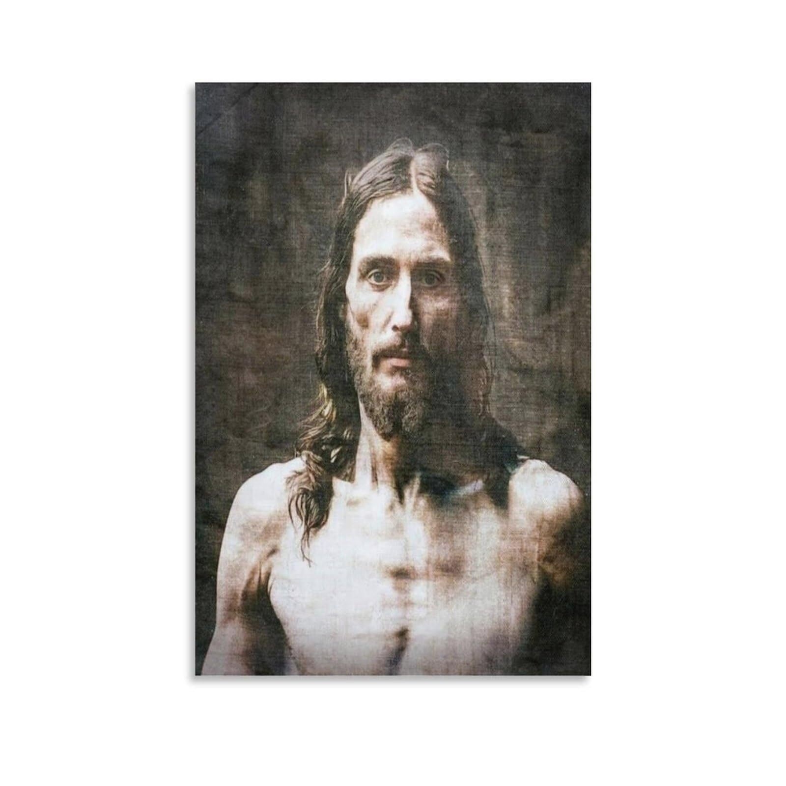 AI Jesus Christ - Shroud of Turin Wall Decoration Posters Canvas ...