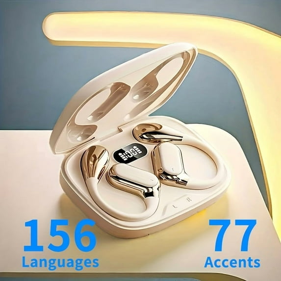 AI Language Translation Earbuds Real Time, 3-in-1 AI Translator Earbuds, 5.4 Wireless Headphones ...