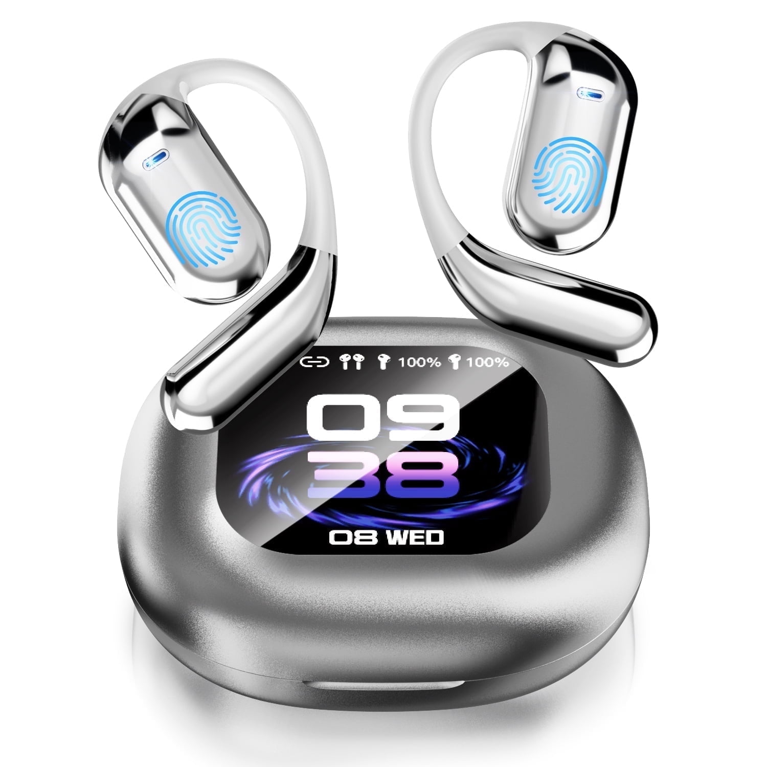 AI Language Translation Earbuds ,LCD Touch Screen Real-Time 4-in-1 ...