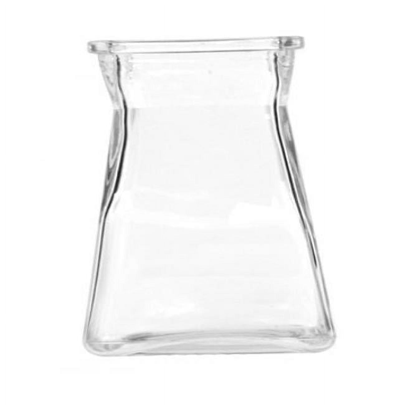 AI-N3097-Q04 Square Gathered Glass Vase, Clear - Set of 4 - Walmart.com