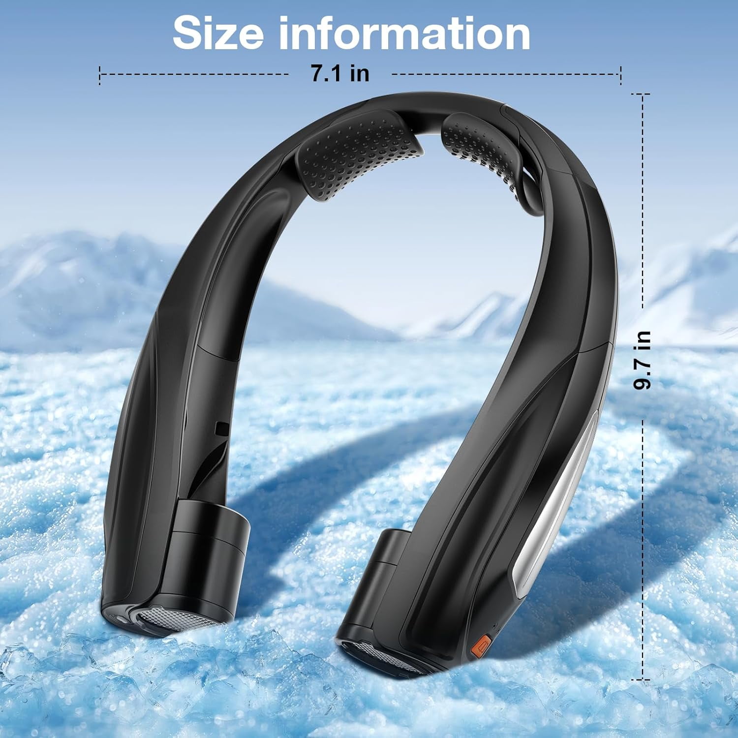 AI Neck Fan, 6 Speeds Adjustable Portable Personal Fan Rechargeable ...
