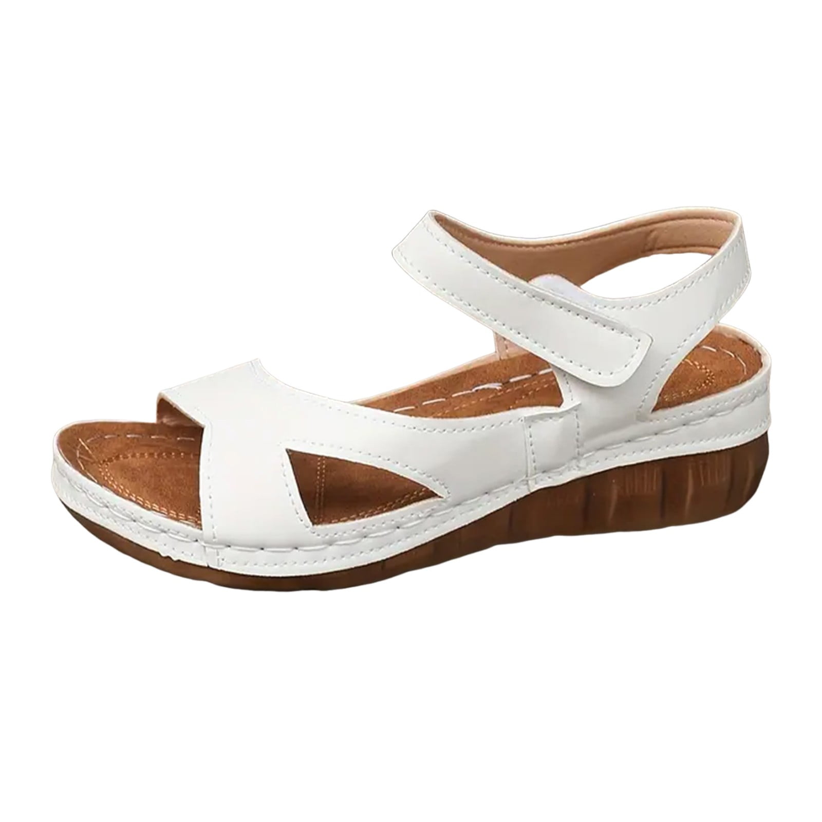 AI-Optimized Plant-Based Wedge Flip Flops - Women's Arch Support ...