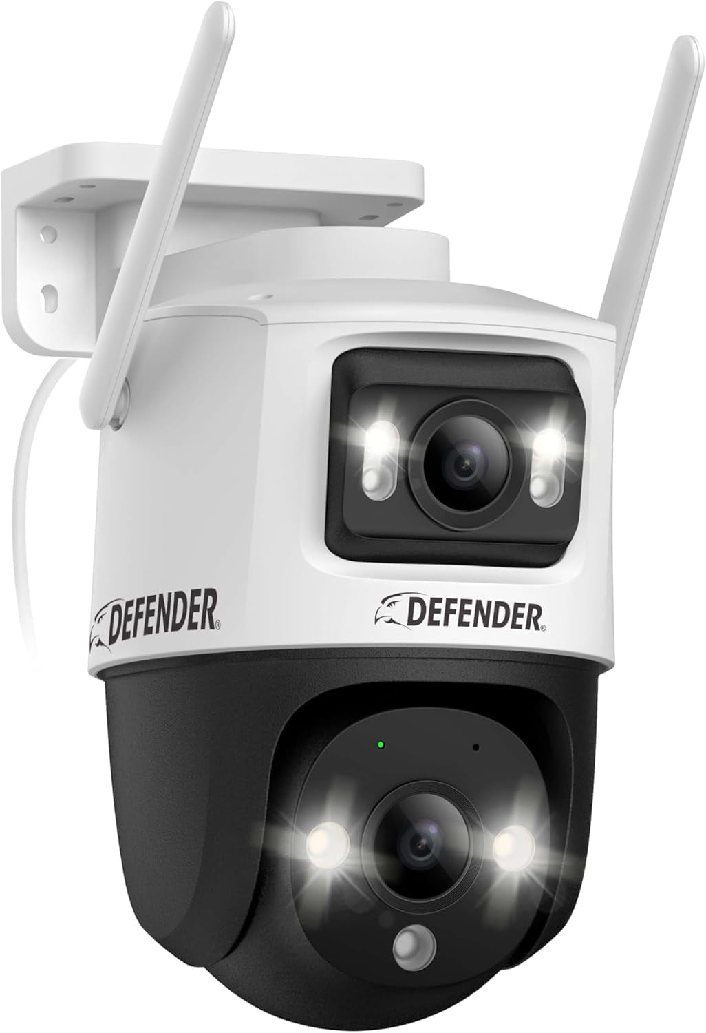 Defender AI POWERED Guard Pro 3K PLUS Dual Lens PTZ Wi-Fi 6 Plug-in ...