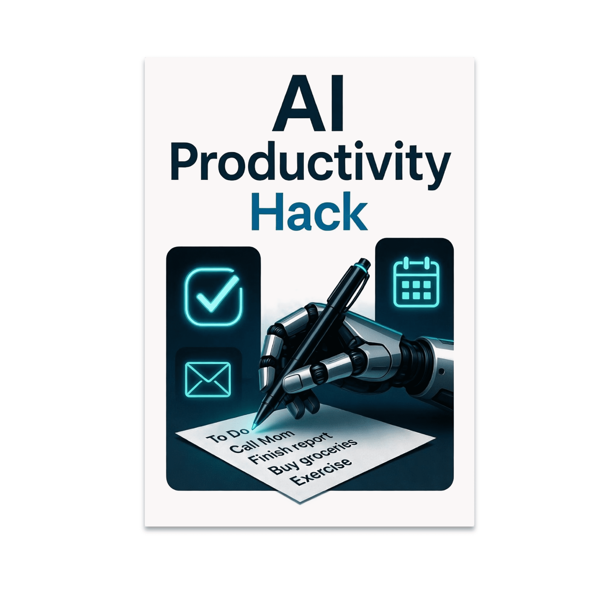 AI Productivity Hack Poster - Tech Enthusiast - 13x19 Poster Print ...