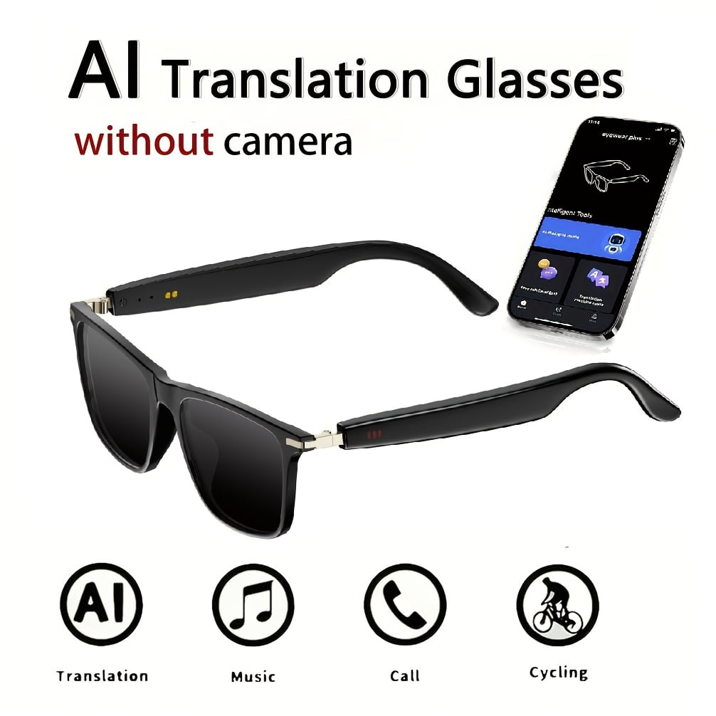 [AI Smart Glasses] AI Smart Glasses | 4K Camera, Real-Time Translation ...