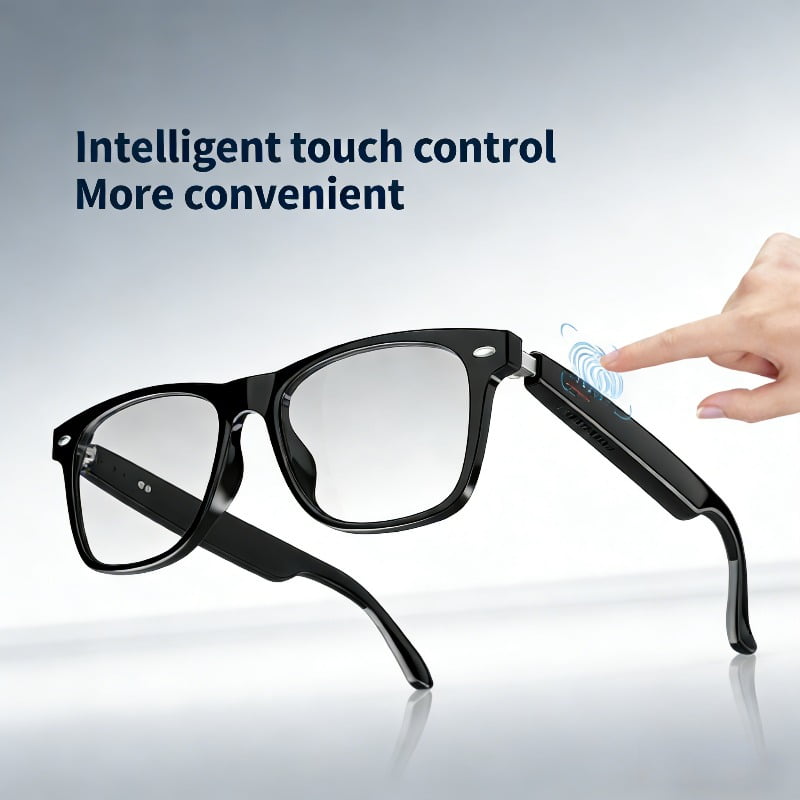 AI Smart Glasses with Bluetooth, Blue-Light Blocking & Built-in ...