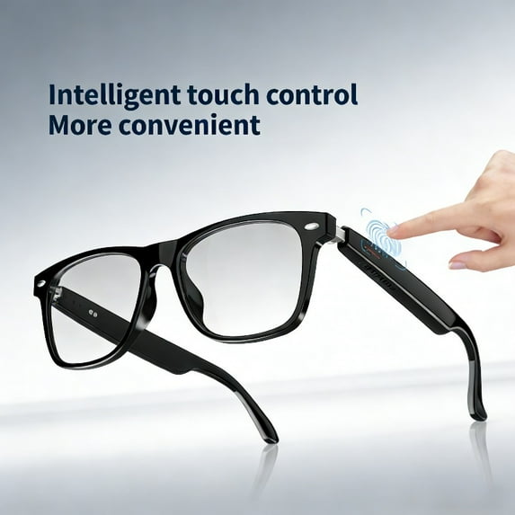 AI Smart Glasses with Bluetooth, Blue-Light Blocking & Built-in ...