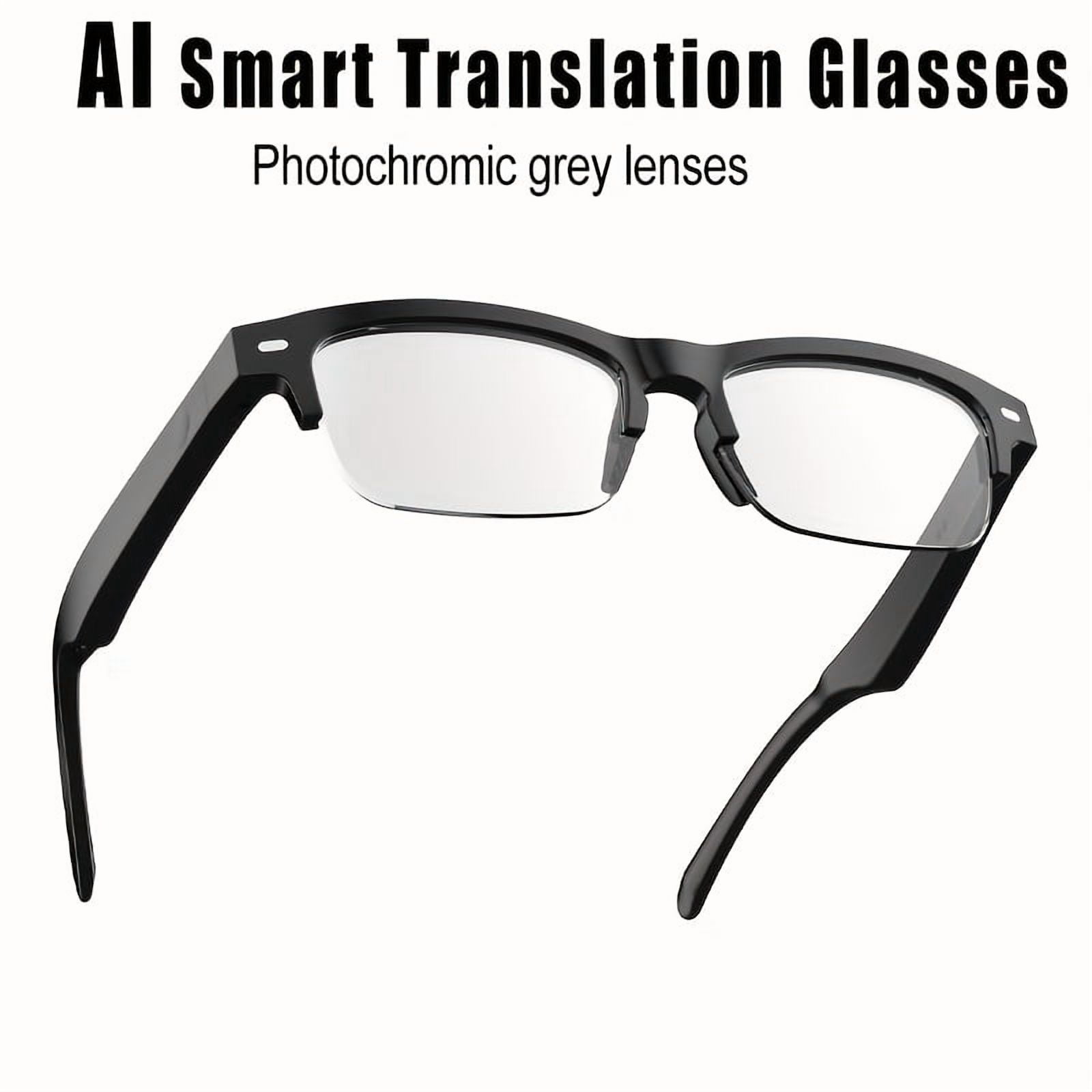 AI Smart Glasses with Real-Time Translation (164 Languages) - GPT-Powered, Hands-Free Calls ...