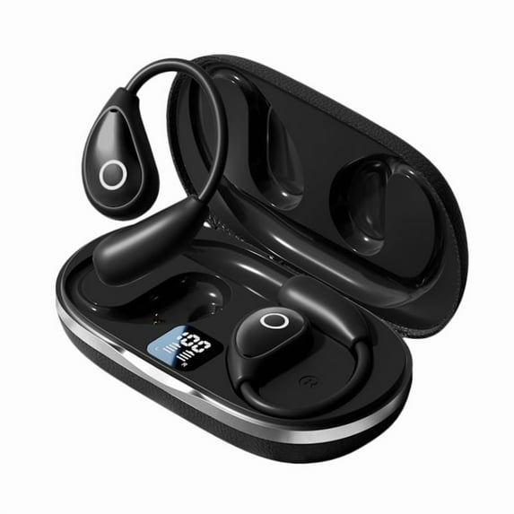 AI Smart Translation Earbuds with Leather Finish | Open-Ear Comfort ...