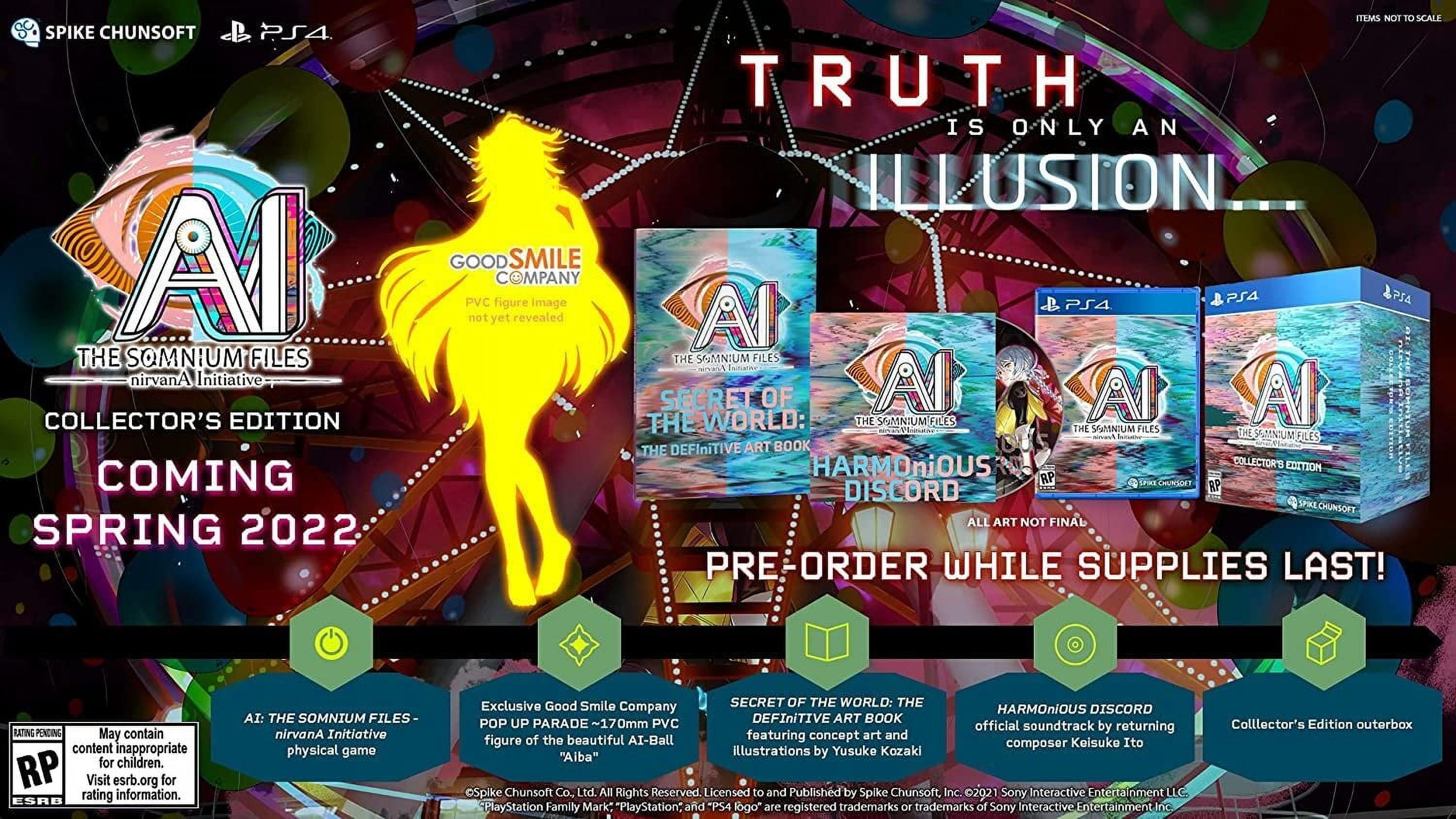 AI: THE SOMNIUM FILES - nirvanA Initiative COLLECTOR'S EDITION for PlayStation 4 - Walmart.com