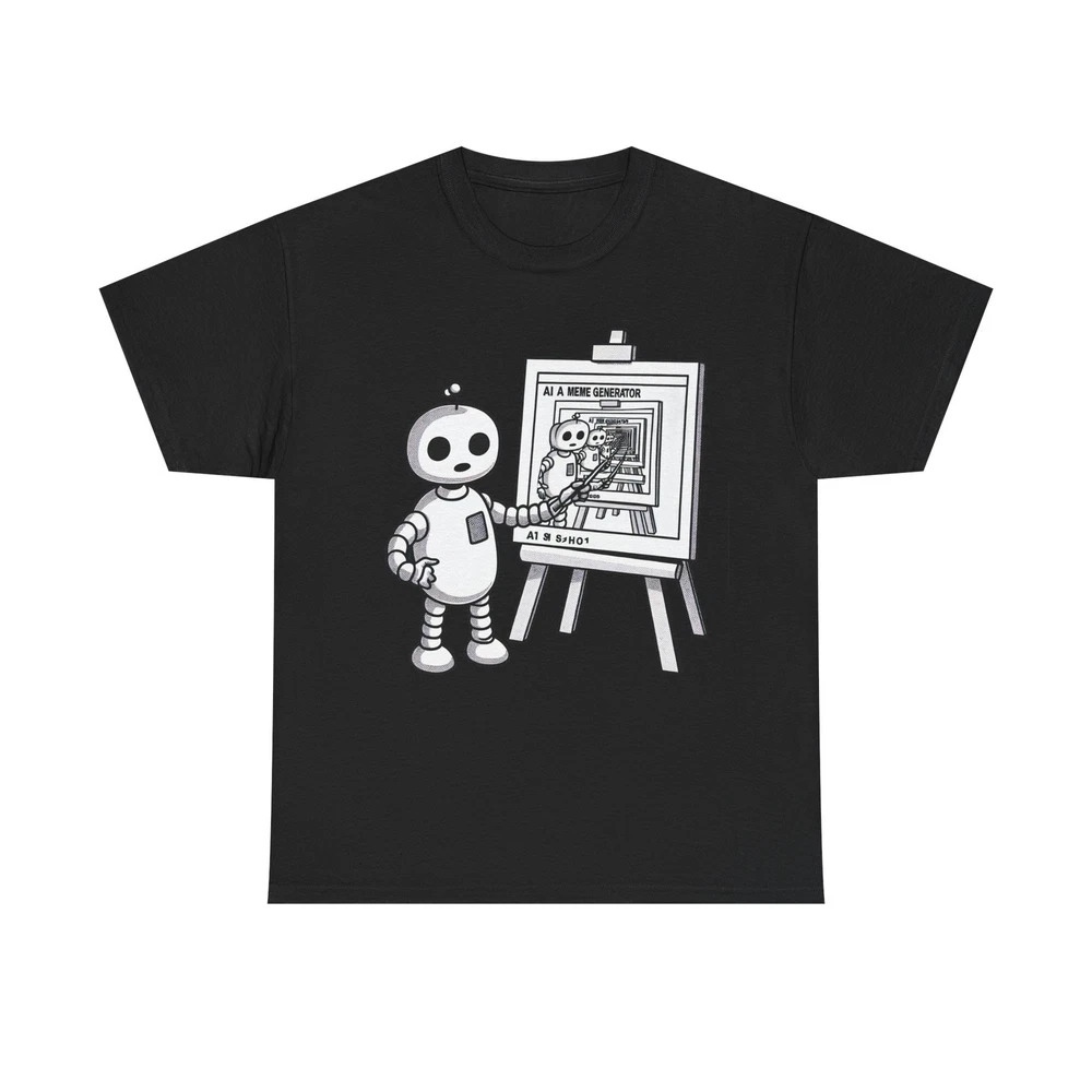 AI Technology Meme Generator Recursion Loop Funny Geek Design Unisex T ...
