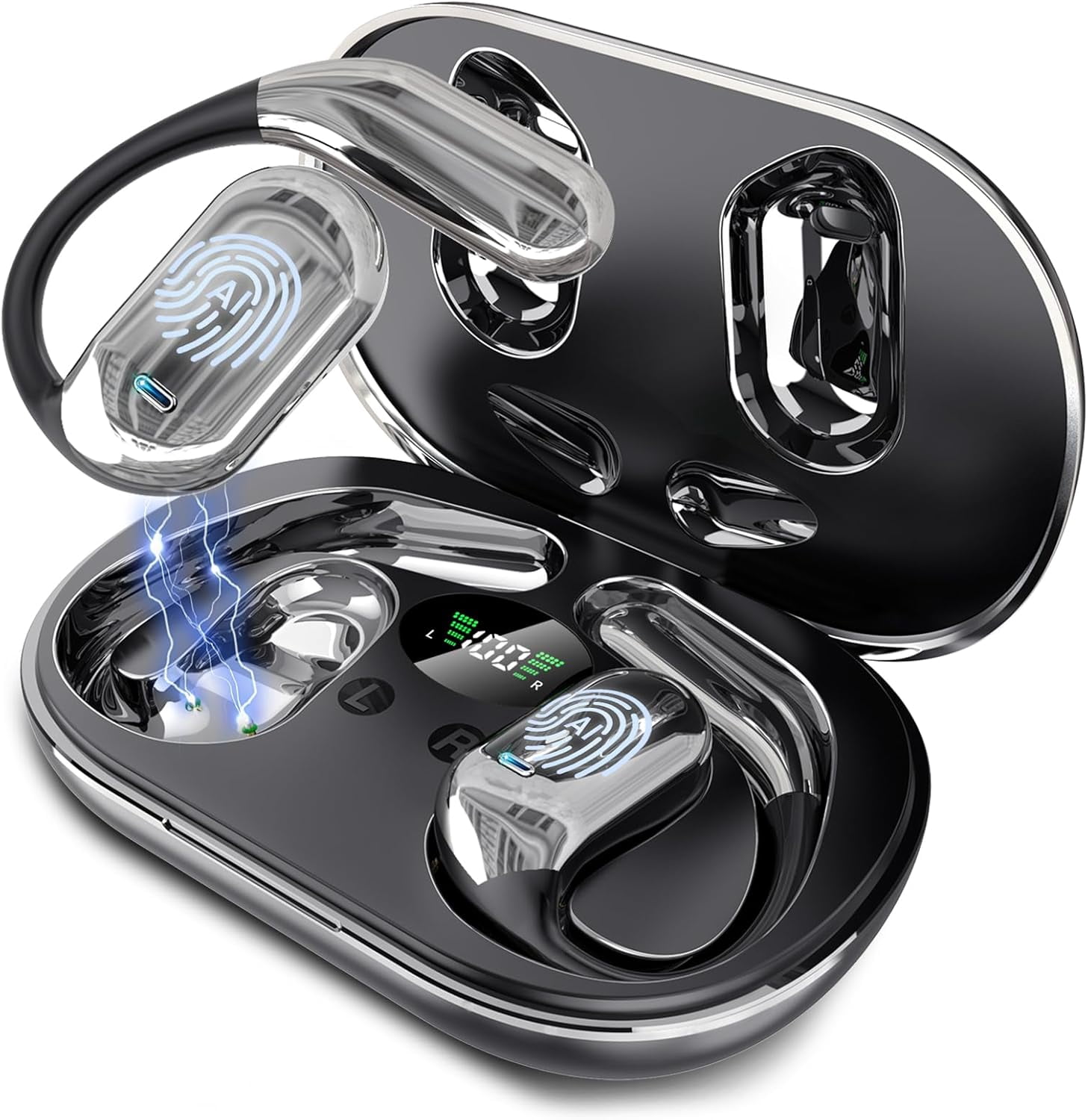 AI Translation Earbuds Real Time, 3-in-1 Translator Earbuds, 80H ...