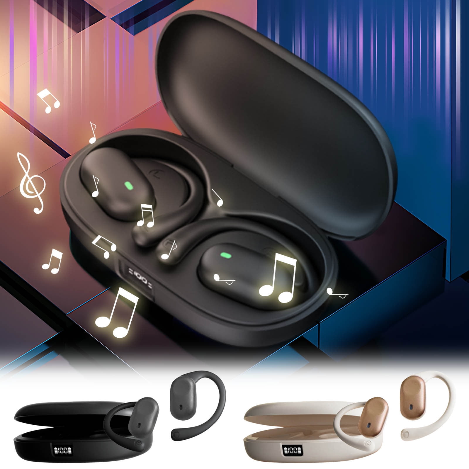 AI Translator Earbuds, 2025 New Adjustable Language Translator Earphone 3-in-1, Wireless ...