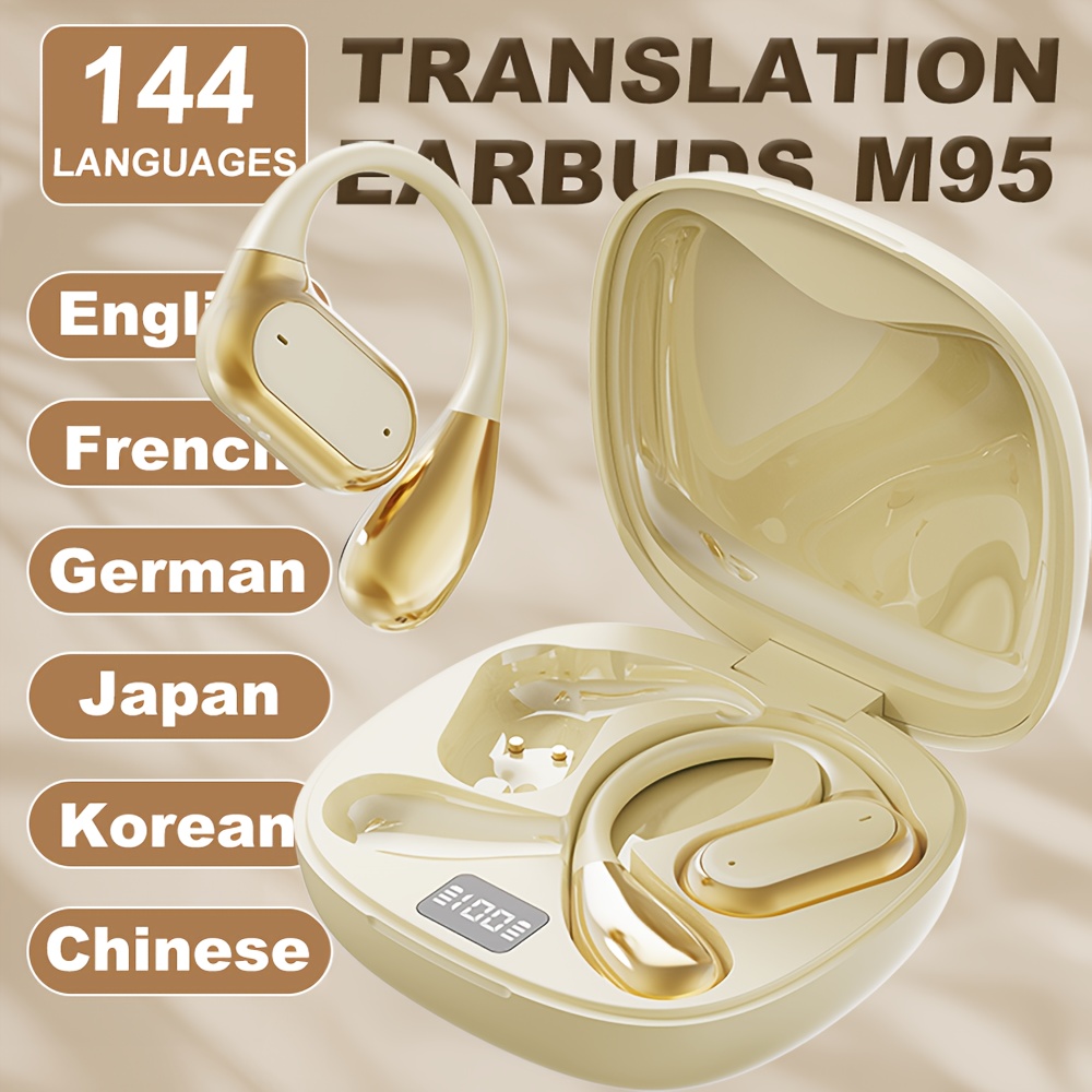 AI Translator Earphone 144 Languages Two-Way Real Time Translation ...