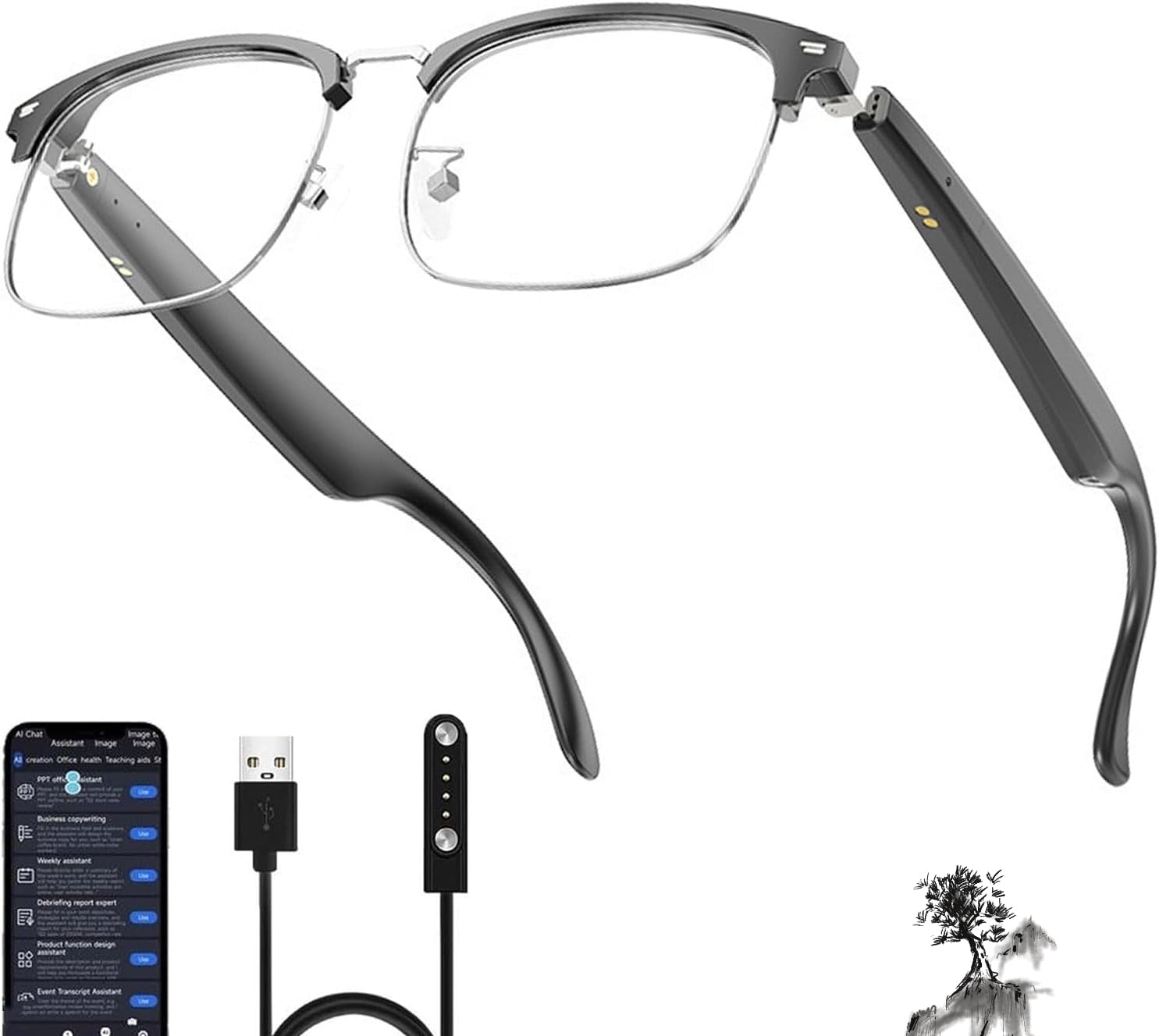 AI Translator Glasses, AI Smart Glasses, Lentes Traductores De Idiomas ...