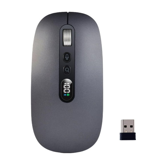 AI Wireless Mouse with Voice & Audio Recorder， Wireless Bluetooth Mouse ...