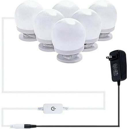 LED Vanity Lights for Mirror, Vanity Lights Stick on with 12 Dimmable ...