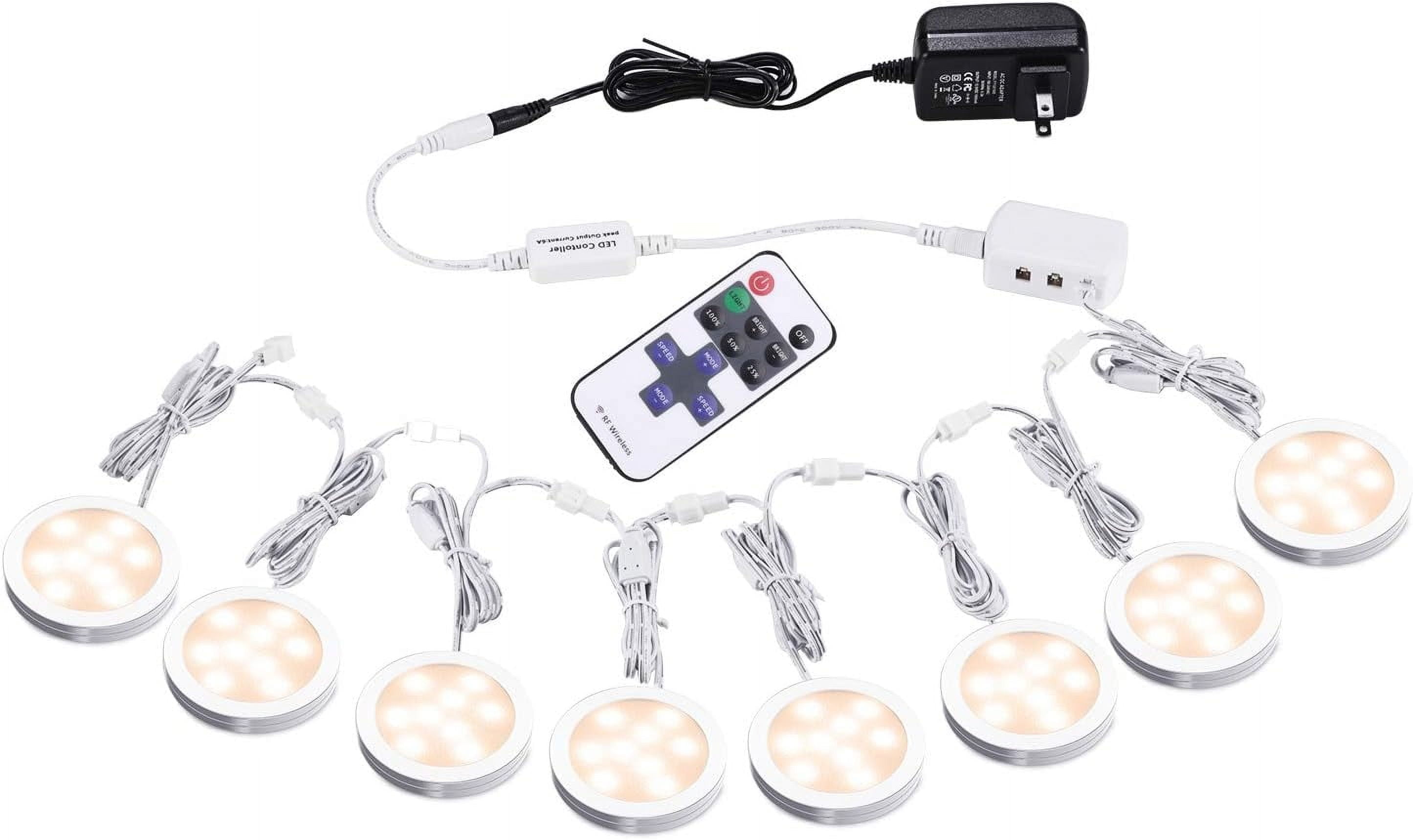 AIBOO Linkable Under Cabinet LED Lighting 12V Slim Aluminum Dimmable ...