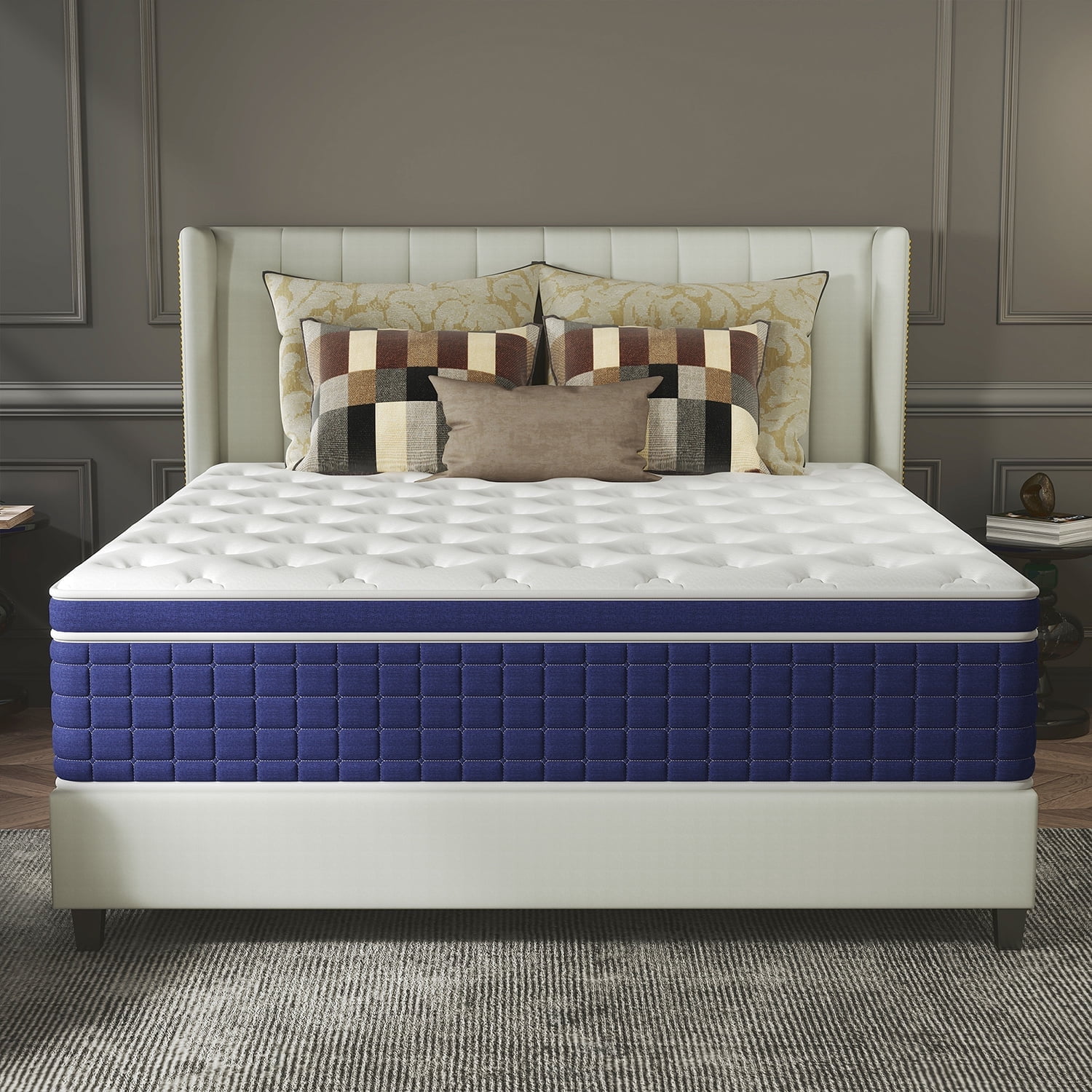 lemontalking 12 inch Gel Memory Foam Hybrid Mattress Pocket Spring in a ...