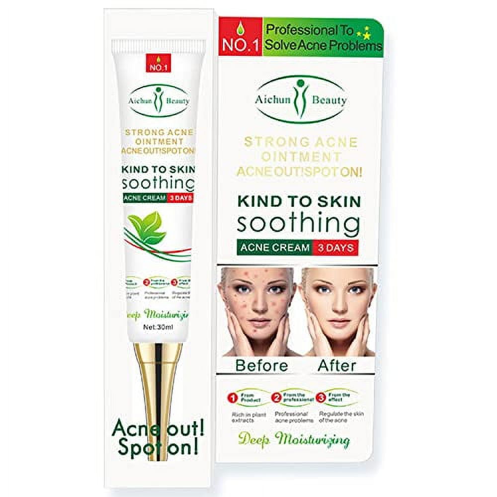 AICHUN BEAUTY Face Acne Cleaning Cream Skin Care Remove Repair Comedone ...