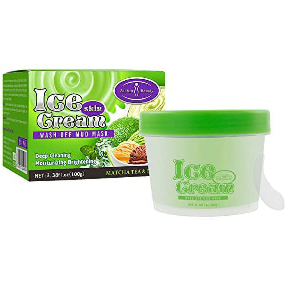 AICHUN BEAUTY Ice Cream Facial Wash Off Mud Mask Oil-Control Deep ...
