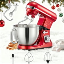 Farberware Professional Stand Mixer, 4.7 Quart, 6 Speed, Gun Metal with ...