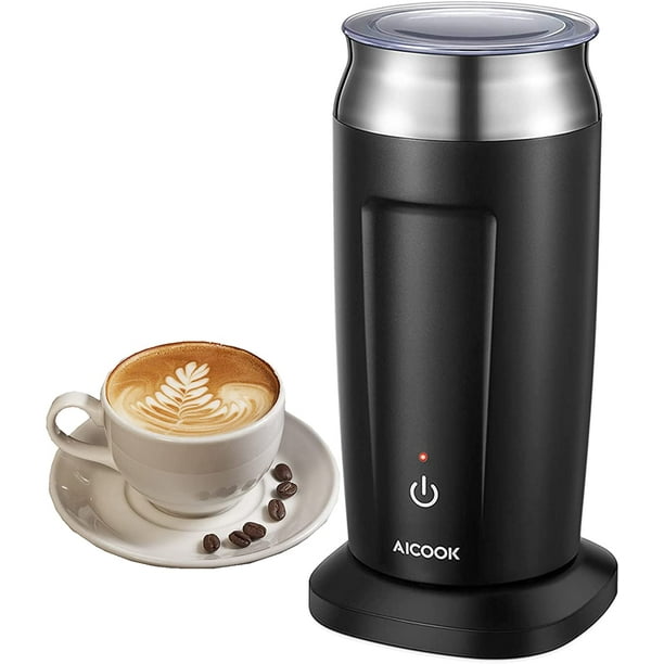 AICOOK Electric Milk Frother for Coffee Hot & Cold Steamer Strix ...