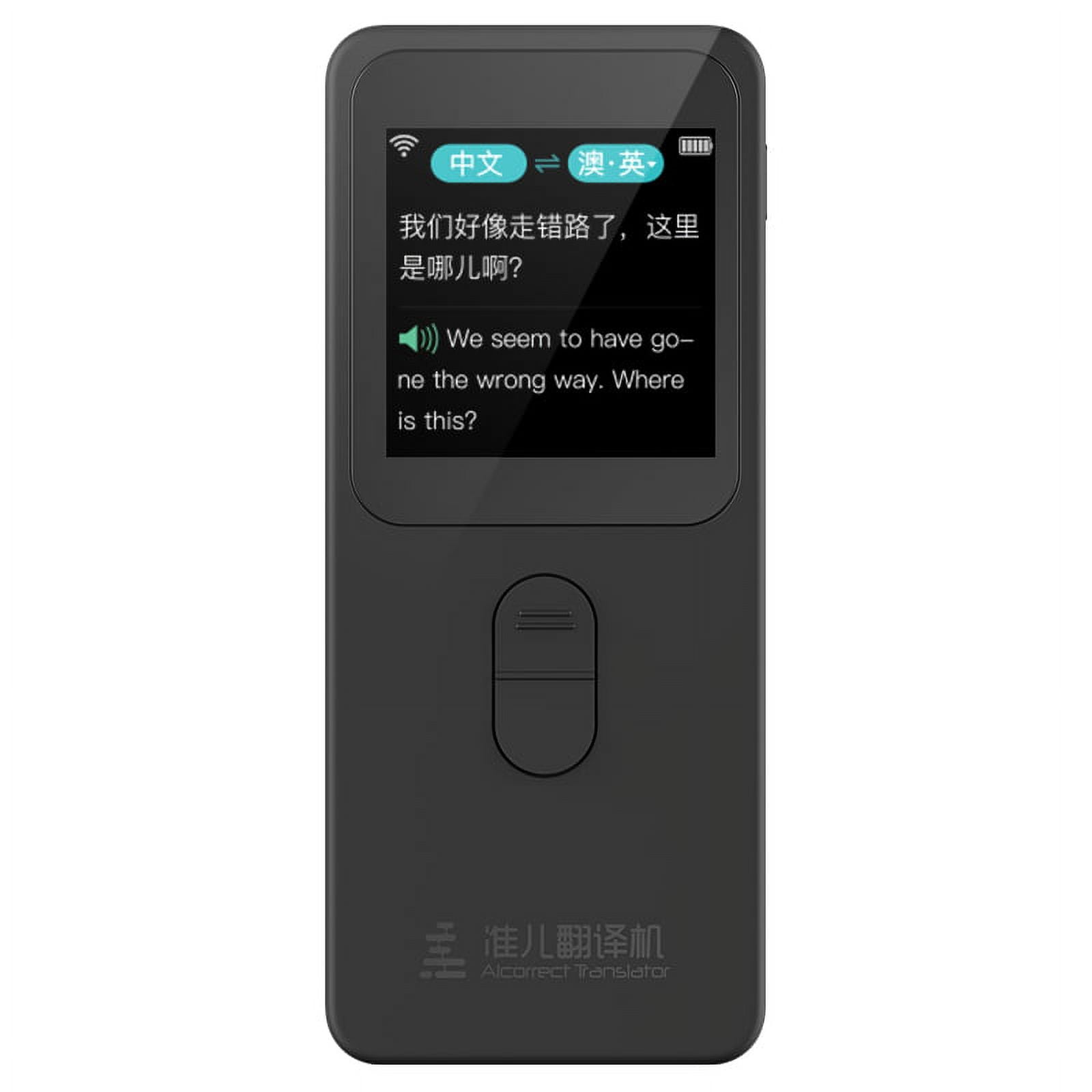 AICORRECT Translator Instant Digital Voice Translator Device ...