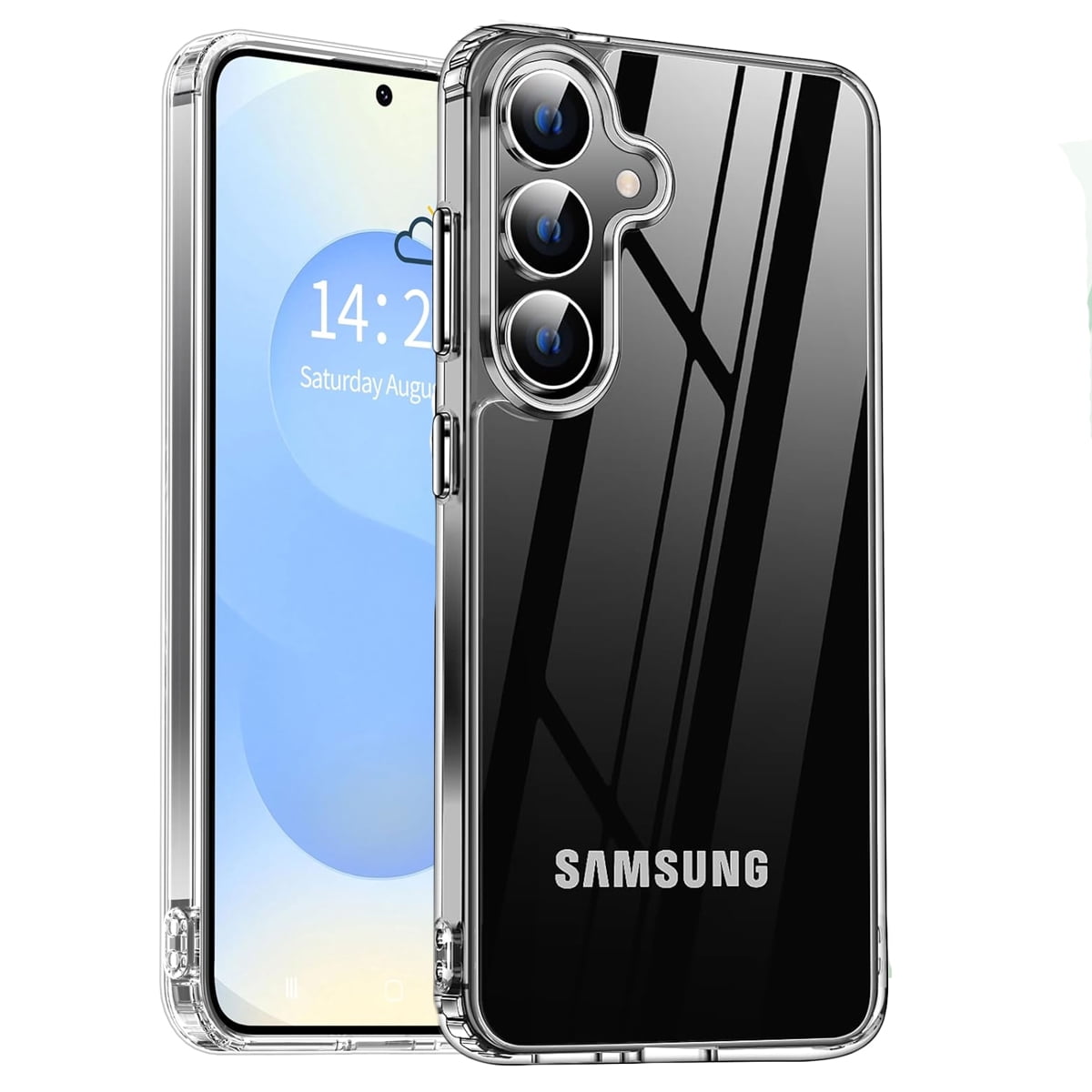 AICase Clear Case For Samsung Galaxy S25 Ultra, For Samsung Galaxy S25 ...