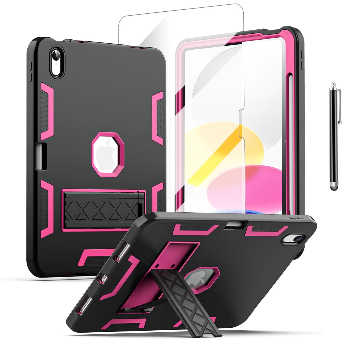AICase For Apple iPad (A16) Case 11-inch 2025 Heavy Duty Shockproof ...