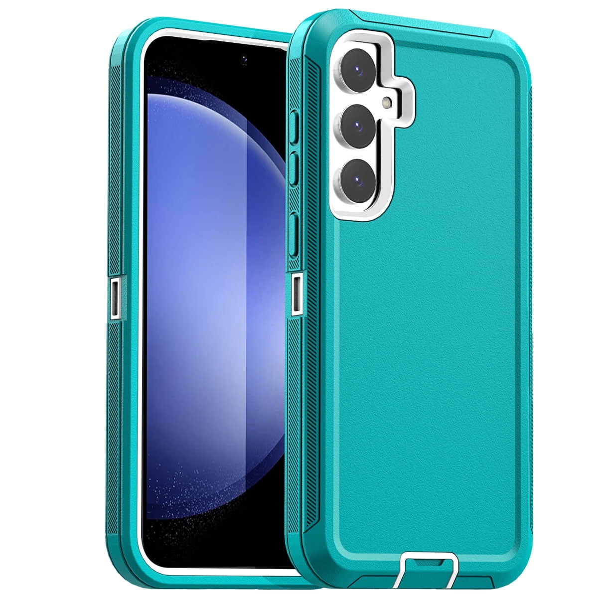 AICase Samsung Galaxy S23 FE 5G Case, Shockproof Silicone Polycarbonate ...