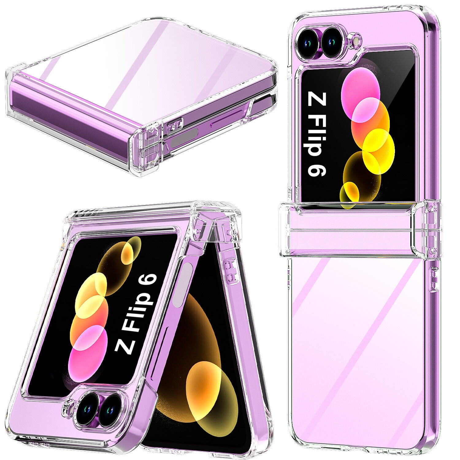 AICase For Samsung Galaxy Z Flip 6 5G Case Ultra Slim Flip6 Hard Hinge ...