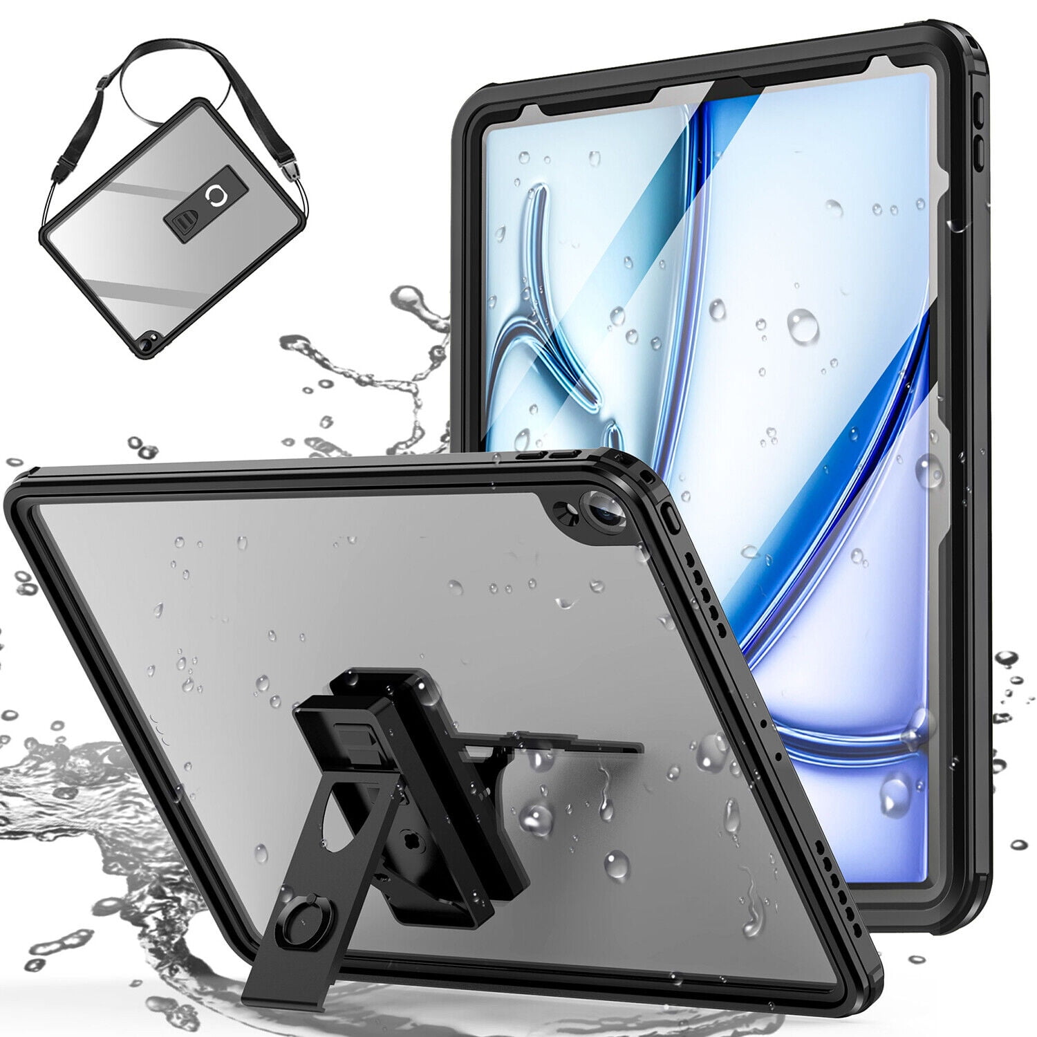 AICase For iPad Air 13 Inch 2024/iPad Air 11inch 2024 Case Waterproof ...