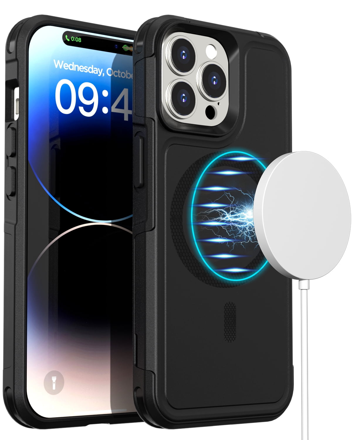 AICase For iPhone 14 Pro Case MagSafe Shockproof Heavy Duty Rugged ...