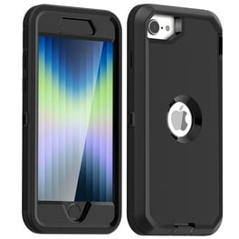 Apple iPhone SE 3rd 2nd Gen 2022 2020 Silicone Shockproof Case with Full Protection Built in Screen Protector Walmart