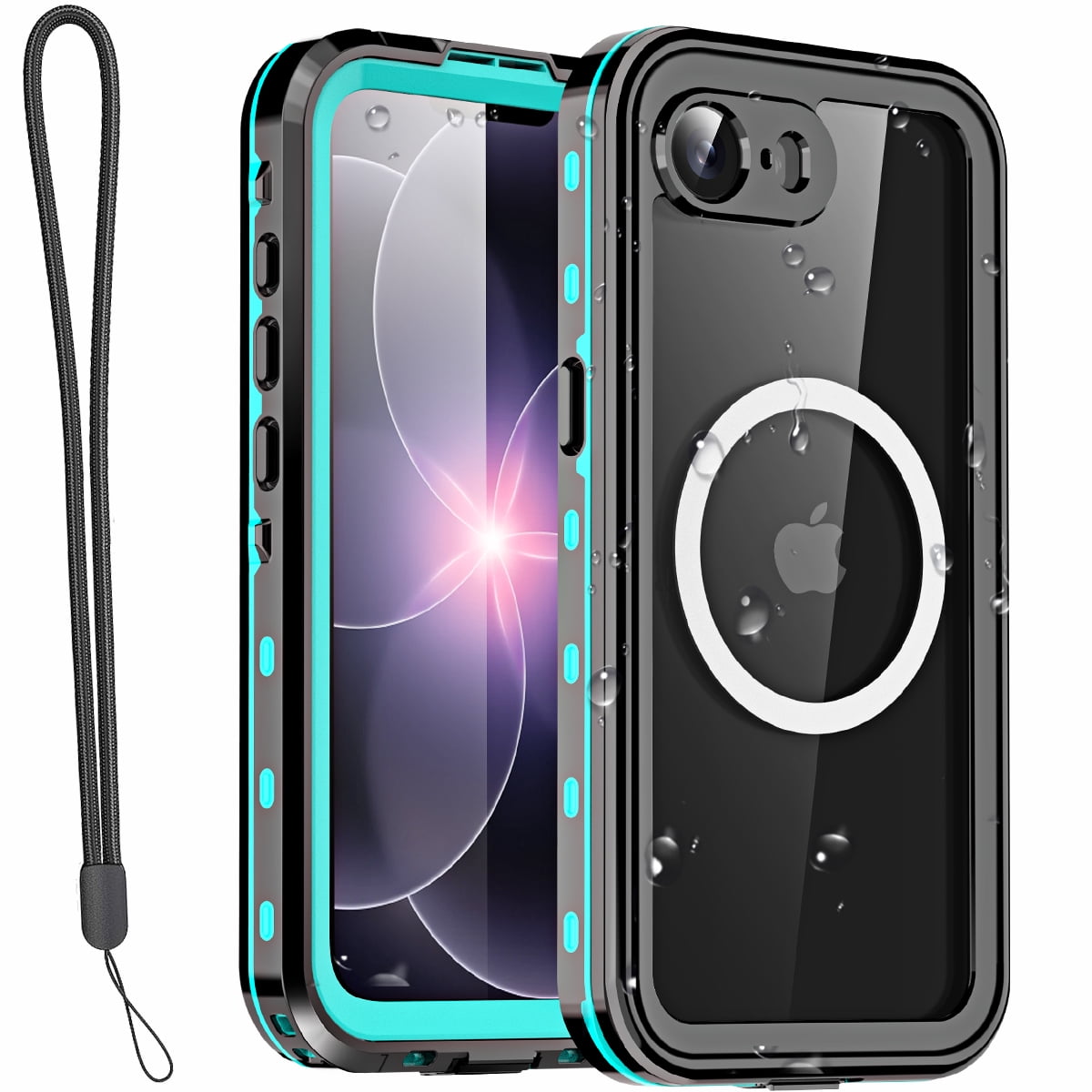 AICase Magnetic For iPhone 17e 2026 Case Waterproof Built-in Screen ...