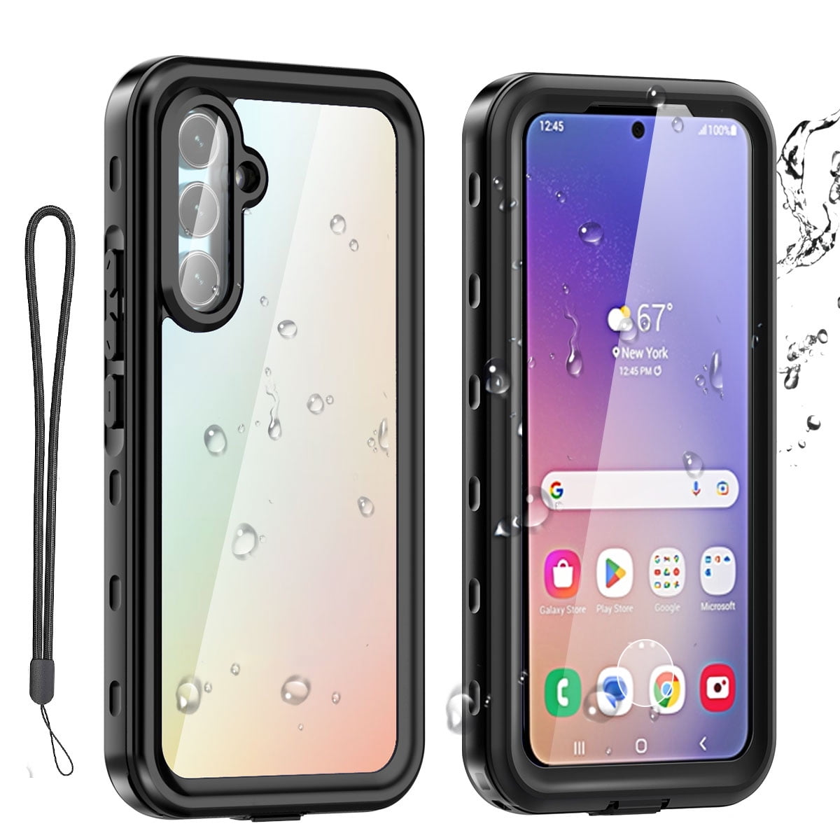 AICase Waterproof Case For Samsung Galaxy 15 5G/Galaxy A55/A54 5G/A34 5G/A22 5G/A13 5G/A03s ...