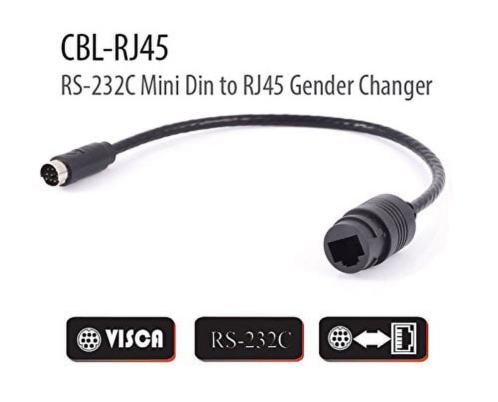AIDA CBL-RJ45 RS-232c Mini Din to RJ45 Gender Changer Cable - Walmart.com