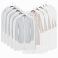 AIDBUCKS Garment Cover Garment Bag Clothes Protector Lightweight Clear ...