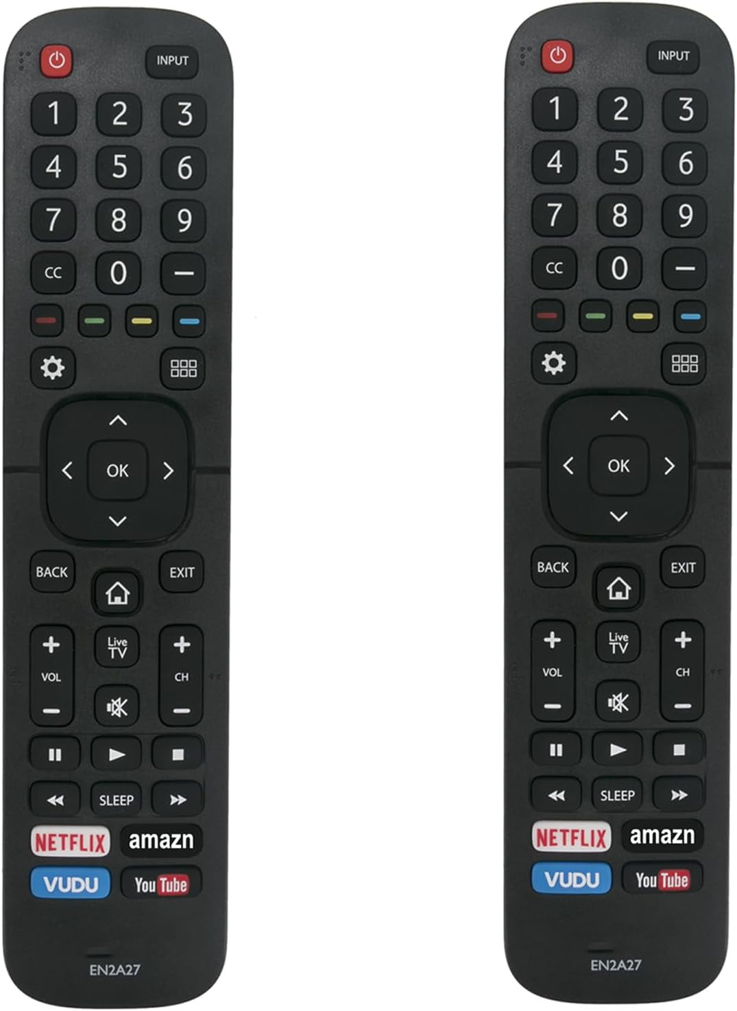 AIDITIYMI Pack of 2 Universal Replacement Remote EN2A27 sub ERF6B11 ...