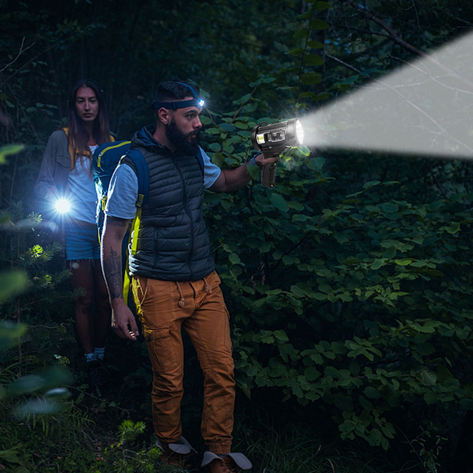 AIDOSHY Led Flashlight,Flashlight Multifunctional Outdoor Emergency ...