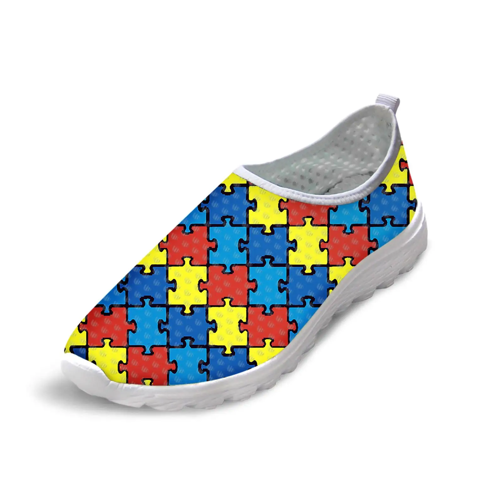 AIDS Days Flat Female Shoes Women Autism Awareness Printed Women's ...