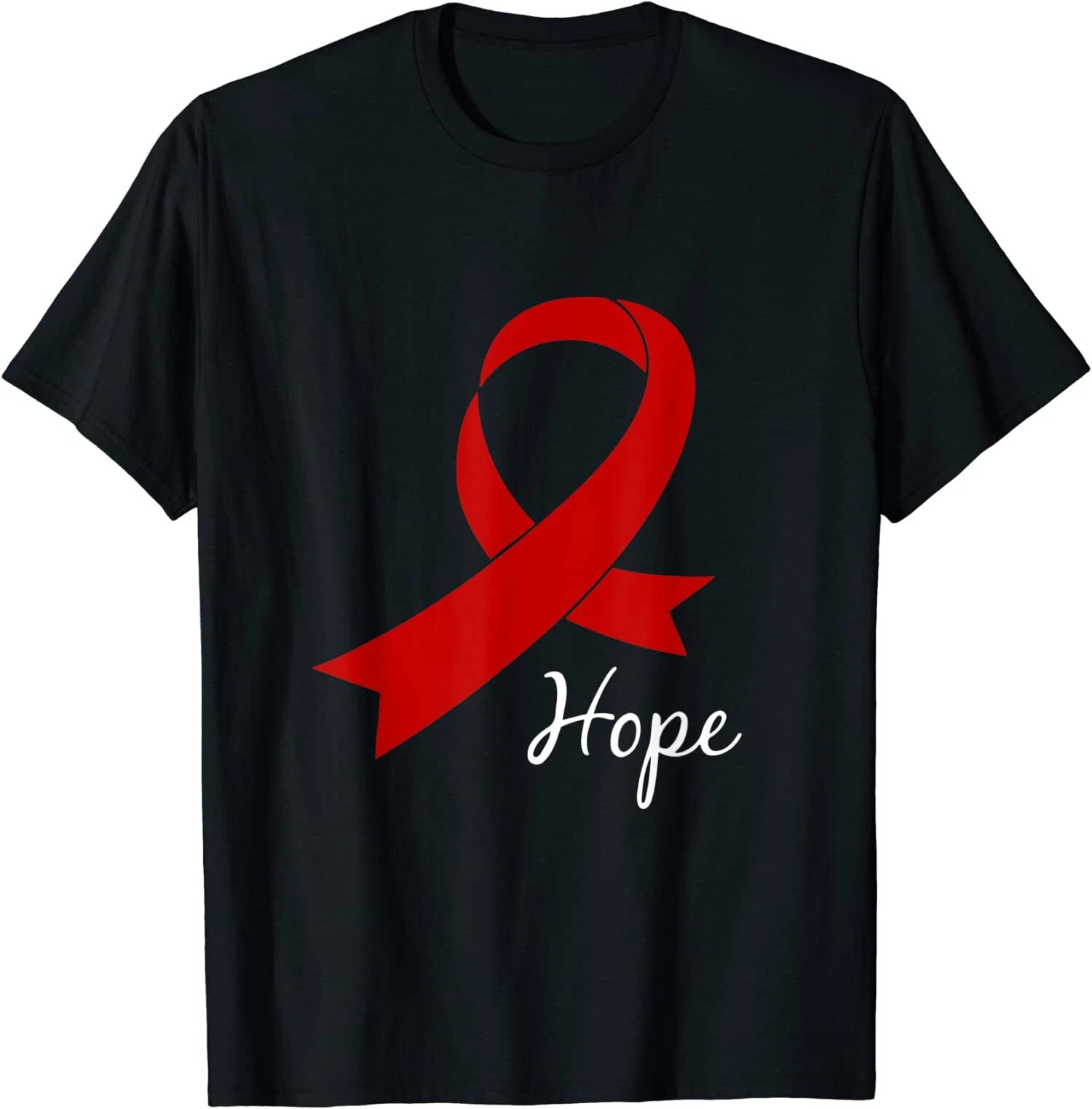 AIDS Hope World AIDS Day Awareness HIV Support Graphic Idea Unisex T ...
