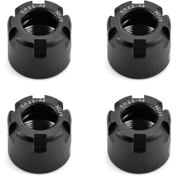 AIDUCHO Er11-M Collet Clamping Nuts, for CNC Milling Chuck Holder Lathe ...