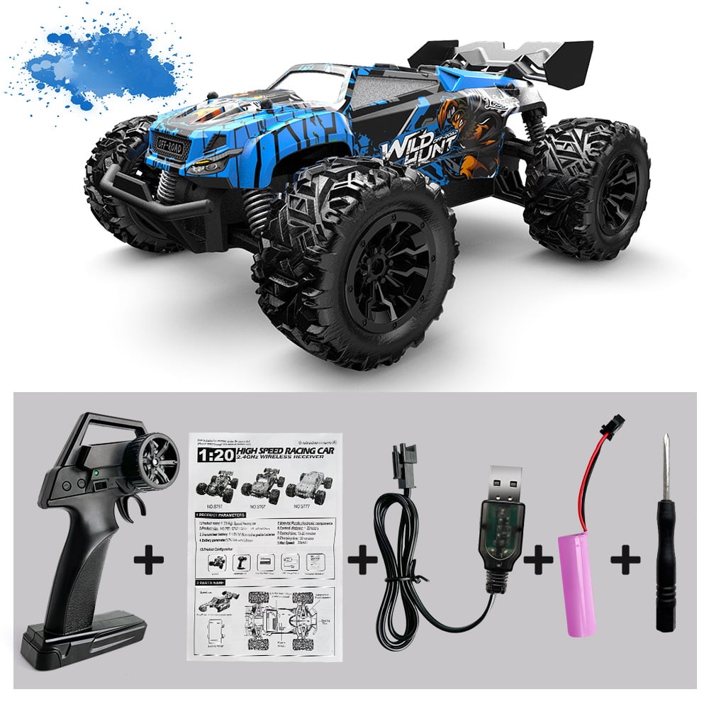 AIGIA 1/20 20 KM/H Remote Control Car 2.4Ghz RC Monster Truck Off-Road ...